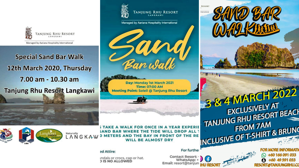 Tanjung Rhu Beach Sandbar Walk, It's a Keeper! - The Island Drum