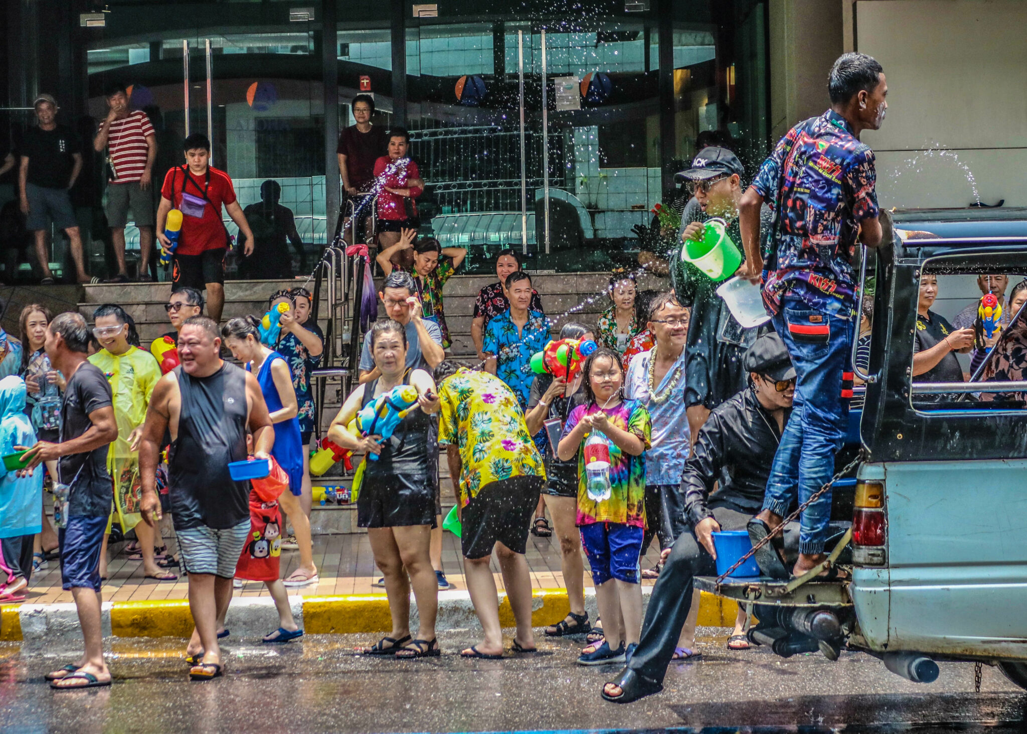 Songkran Water Festival Hat Yai Style - The Island Drum