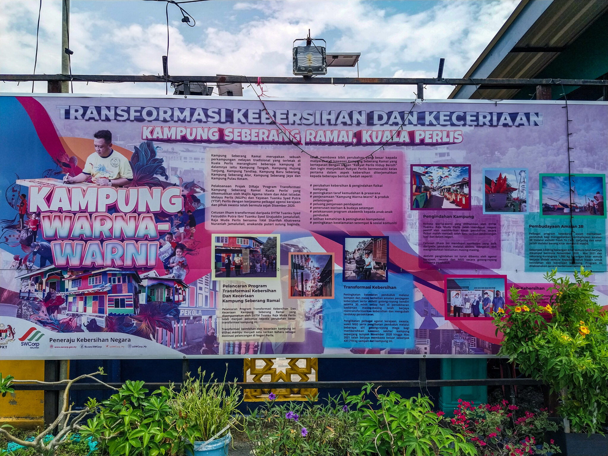 Kampung Warna Warni, Colorful Village of Perlis - The Island Drum