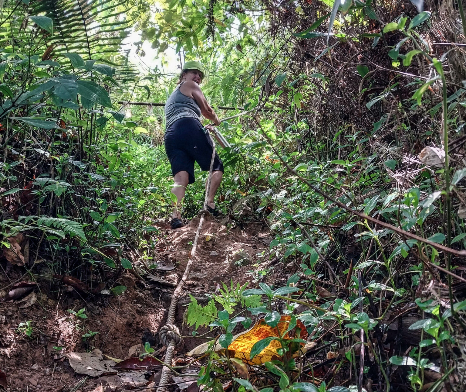 Climbing Gunung Raya's Eagle Stairs - The Island Drum