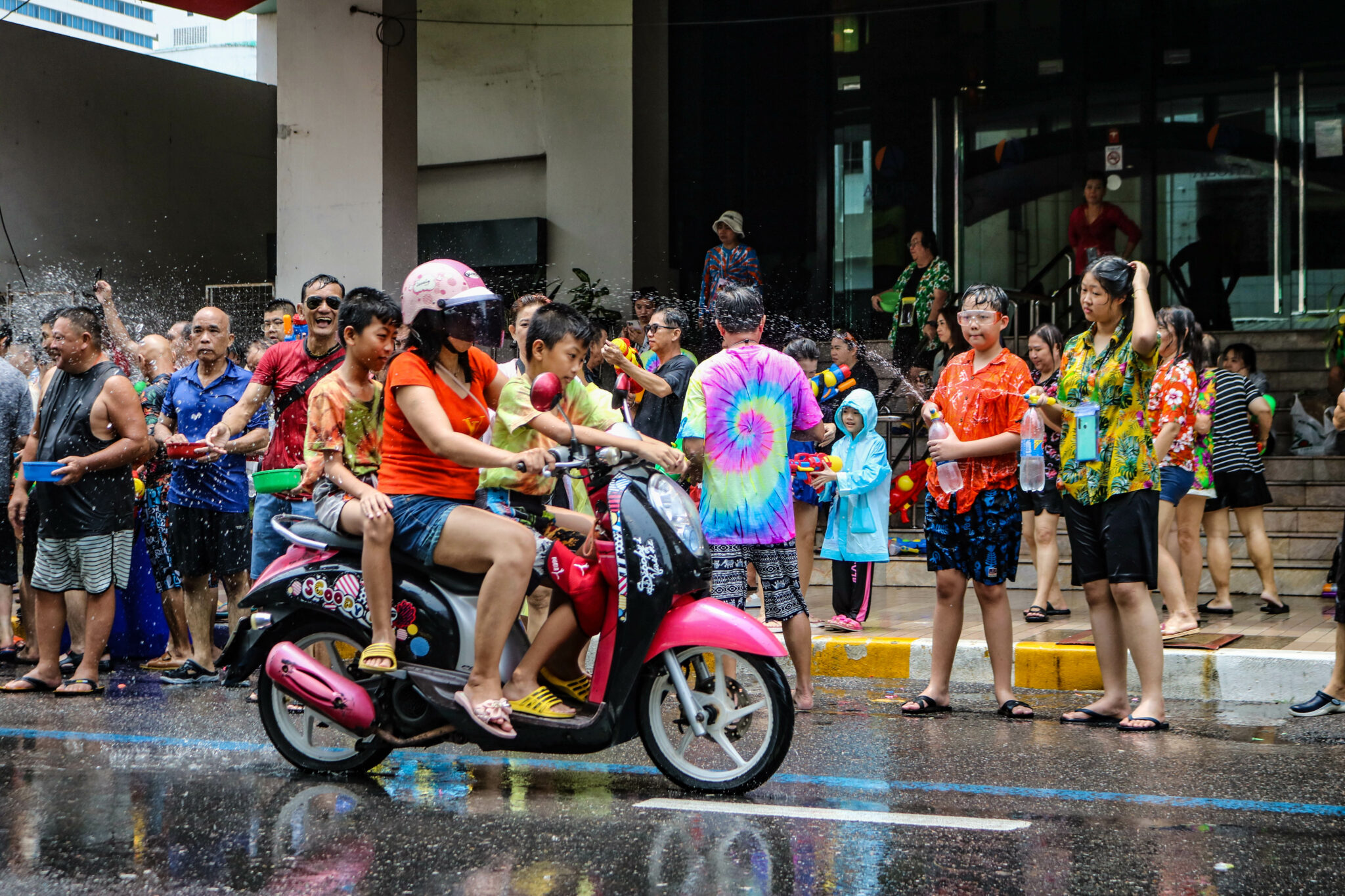 Songkran Water Festival Hat Yai Style - The Island Drum
