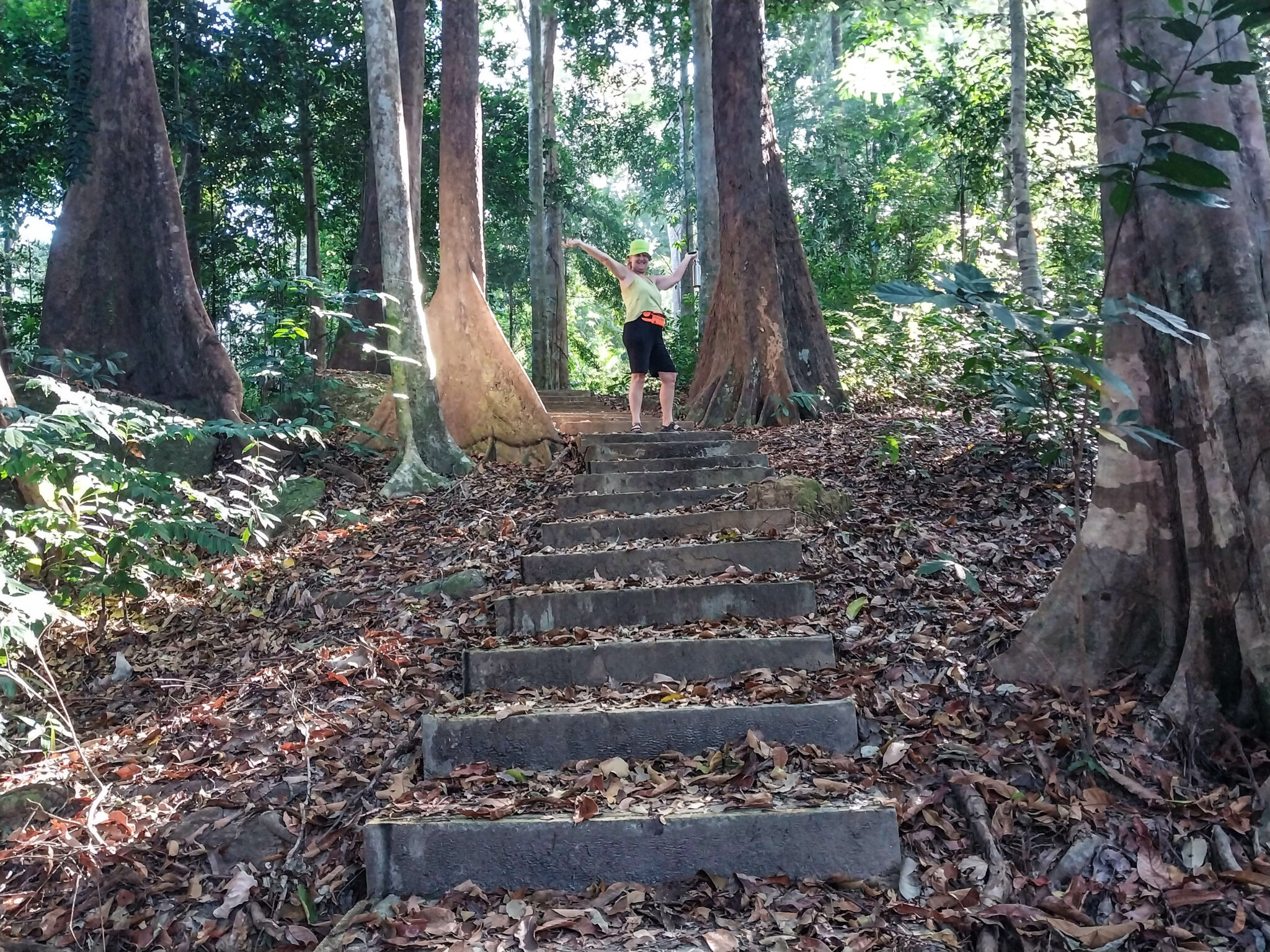 Climbing Gunung Raya's Eagle Stairs - The Island Drum
